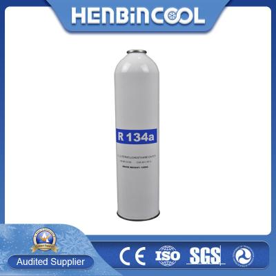 China Colorless 1kg R134A Refrigerant Two Slices Can  For Car AC for sale