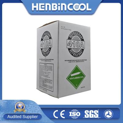 China CAS 75-28-5 HFC R410A Refrigerant 25lb 11.3kg  Gas For Ac for sale