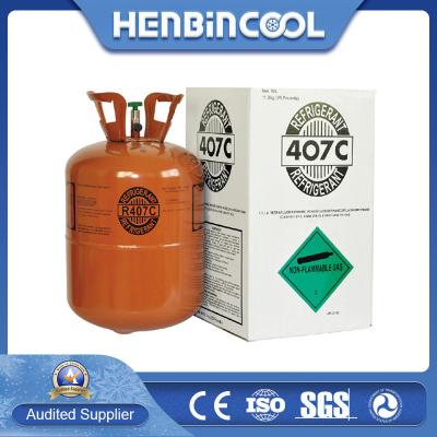 China Colorless 11.3kg R407c Refrigerant Gas Can  Gas 407c for sale