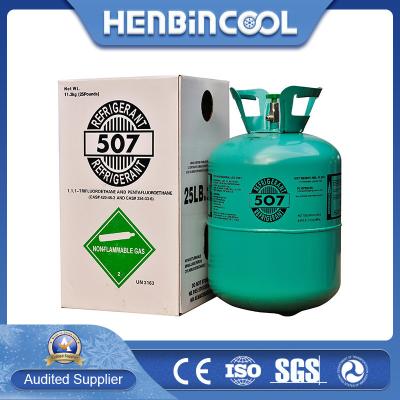China 99.9% Pure R507 HFC Refrigerant In Disposable Steel Cylinder for sale