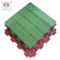China 24x24 Inch Outdoor Basketball Floor Mat - 1 Inch Thick Weatherproof Sports Tiles with 2-Year Warranty for sale