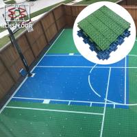 China UV Resistant Outdoor Sports Flooring Tiles 1.81cm Thick with 32% Shock Absorption for Volleyball and Basketball Courts for sale