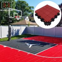 China 34x34x1.81cm PVC Interlocking Floor Tiles - 32% Shock Absorption, 5-Year Warranty Outdoor Sports Matting for sale