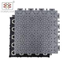 China 34x34cm 600g Interlocking Sports Floor Tiles with 1.8cm Thickness and 32% Shock Absorption for sale