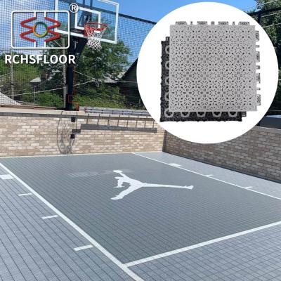 China Multi Sport Interlocking Tiles 600g 1.8cm Badminton Flooring for Gym Yoga Pool for sale