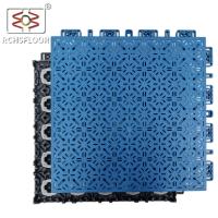 China 34×34×1.8cm Multi Sport Interlocking Tiles with 32% Shock Absorption for Outdoor Basketball Courts for sale