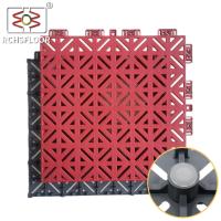 China 30.48×30.48×1.61cm Interlocking Basketball Court Tiles - CE Certified Outdoor Sports Flooring for sale