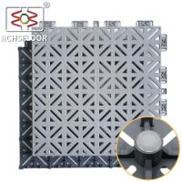 China Polypropylene Basketball Court Tiles 1.61cm Thickness 295g/Piece Interlocking Sports Flooring for sale