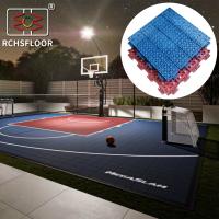 China UV Resistant Outdoor Sports Floor Tiles 34x34x1.81cm with 32% Shock Absorption and 5-Year Warranty for sale