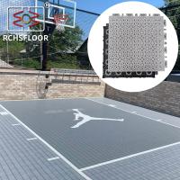 China Multi Sport Interlocking Polypropylene Floor Tiles 34×34×1.8cm with 32% Shock Absorption and Anti-Slip Surface for sale