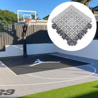 China Modular Basketball Court Tiles 30.48×30.48×1.61cm PP Interlocking Sports Flooring with CE RoSH Certification for sale