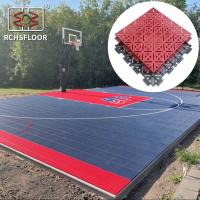 China Interlocking Basketball Court Tiles 30.48×30.48×1.61cm PP Sports Flooring with CE & RoHS Certification for sale