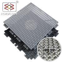 China 315g PP Interlocking Sport Floor Tiles 34x34x1.81cm for Basketball Tennis Courts with CE RoHS Certification for sale