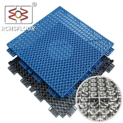 China 34x34x1.81cm Waterproof PP Interlocking Tiles for Basketball & Volleyball Court Flooring - 315g per Piece for sale