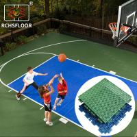 China PP Interlocking Tiles 34x34cm for Tennis Pickleball Court OEM ODM 315g for sale