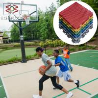 China RCHS DB 34×34×1.81cm PP Interlocking Sport Tiles for Basketball Court Flooring - CE RoHS Certified for sale