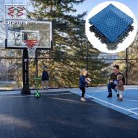 China RCHS DB PP Interlocking Sports Floor Tiles 34x34x1.81cm 315g/piece for Basketball Courts and Gym Facilities for sale
