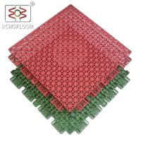 China 30% Shock Absorbent Backyard Court Tiles 25×25×1.27cm Outdoor Sports Flooring with CE RoSH Certification for sale