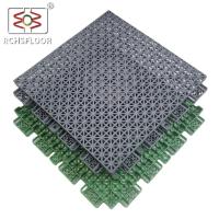 China 25×25×1.27cm Outdoor Basketball Court Tiles with 30% Shock Absorption and Weather Resistant PP Material for sale
