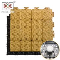 China 340×340mm PP Interlocking Sports Court Tiles - 18.1mm Thick, 414g Weight with 10-Year Warranty for sale
