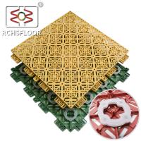 China S200 14.9mm Thick PP Interlocking Sports Court Tiles - 304.8mm Size with 8-Year Warranty for sale