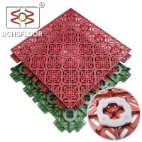 China S200 Outdoor Basketball Court Tiles 304.8mm × 304.8mm × 14.9mm with 8-Year Warranty | PP Interlocking Sports Flooring for sale