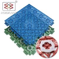 China S200 Polypropylene Interlocking Sports Floor Tiles 304.8mm × 304.8mm with 8-Year Warranty for sale