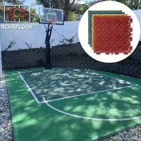 China S200 PP Interlocking Sports Court Tiles 304.8mm x 304.8mm x 14.9mm with 8-Year Warranty for Outdoor Basketball and Tennis Courts for sale