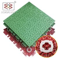China S600 Custom LOGO PP Modular Sport Tiles 340x340x18mm with 10-Year Warranty for Outdoor Courts for sale