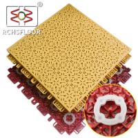 China RCHS S600 Modular Sport Tiles - 340mm x 340mm x 18mm PP Interlocking Flooring with 10-Year Warranty for sale