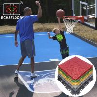 China S600 Modular Sport Tiles 340mm x 340mm x 18mm 595g Polypropylene Outdoor Court Flooring with 10-Year Warranty for sale