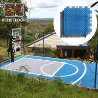China Interlocking Backyard Court Tiles 25x25x1.27cm UV Resistant for Basketball Volleyball for sale
