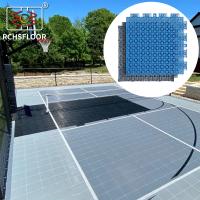 China Interlocking Outdoor Basketball Court Tiles 25x25x1.27cm UV Resistant PP for sale