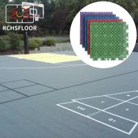 China Slip Resistant Polypropylene Interlocking Tiles 1.27cm Outdoor Basketball Court Mat for sale