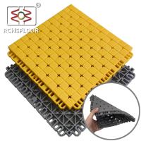 China TPE Modular Sport Tiles 250x250x16mm Outdoor Basketball Court Flooring with 10 Year Warranty for sale