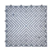 China PVC Vented Garage Floor Tiles 400x400x20mm PP Interlocking Tiles - 440g Weight, CE & RoSH Certified for sale