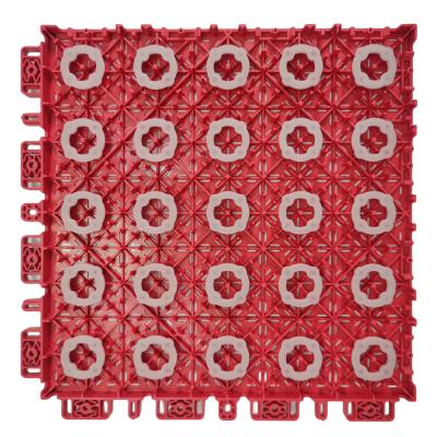 China 2.2mm Vertical Deformation Interlocking Sports Surfaces for Playground Equipment for sale
