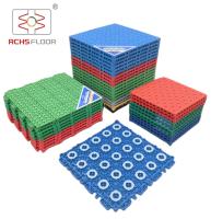 China Outdoor Sports Tiles 1.8cm Polypropylene Interlocking Flooring 32% Shock Absorption for sale