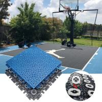 China PP Interlocking Pickleball Basketball Court Flooring Mat 340x340x18mm Outdoor Sports Tiles for sale