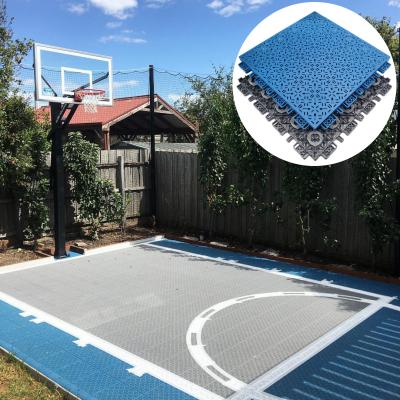China PP Modular Interlocking Pickleball Sport Court Floor Tiles 340x340mm Basketball Flooring for sale