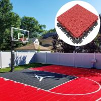 China Modular Interlocking Floor Tiles 340x340x18mm PP for Badminton Pickleball Court for sale