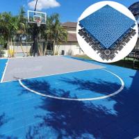 China RCHSFloor FIBA 3X3 Certified Interlocking Sports Court Tiles 340x340x18mm PP Outdoor for sale