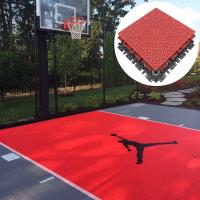 China Interlocking PP Sport Court Tiles 340x340mm for Badminton Tennis Pickleball Basketball Flooring for sale