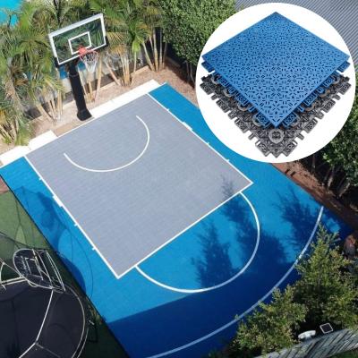China Interlocking Sports Flooring Tiles 340x340mm Outdoor Tennis Pickleball Badminton Court Mat for sale
