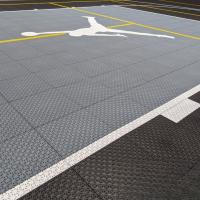 China Interlocking Sports Floor Tiles 250x250mm PP Multi-Sport Court for Basketball Hockey Futsal for sale