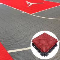 China PP Interlocking Sport Court Tiles 250x250x15mm Multi-Sport Flooring for Basketball Badminton for sale