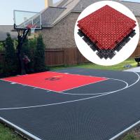 China RCHSFloor FIBA 3X3 Certified Interlocking Sport Court Tiles 250x250x16mm PP Outdoor Pickleball Basketball Flooring for sale