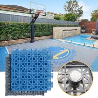 China RCHSFloor FIBA 3X3 Certified Interlocking PVC Sports Court Tiles 250x250x16mm for sale