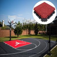 China RCHSFloor FIBA 3X3 Certified Interlocking Sports Court Tiles 250x250x16mm TPE for sale