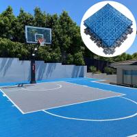 China RCHSFloor Interlocking Sports Court Tiles PP 304.8x304.8x16.1mm for Basketball Pickleball for sale